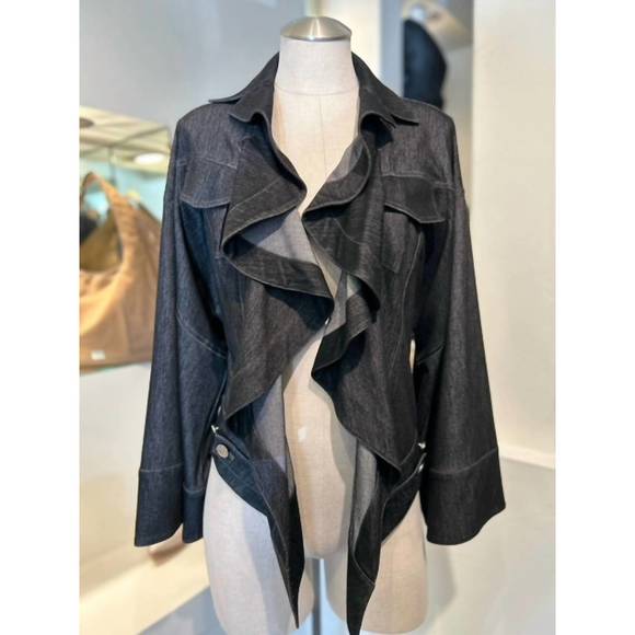 Byron Lars | Jackets & Coats | New Byron Lars Cascade Jacket In Jean ...